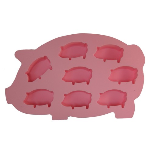 Epicurean Flexible Silicone Pig Ice Cube Tray - Chocolate Mould - Ice ...