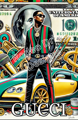 FASHION RAP CULTURE POSTER 11X17 PRINT GUCCI RAPPER HIP HOP PRINT BY ...