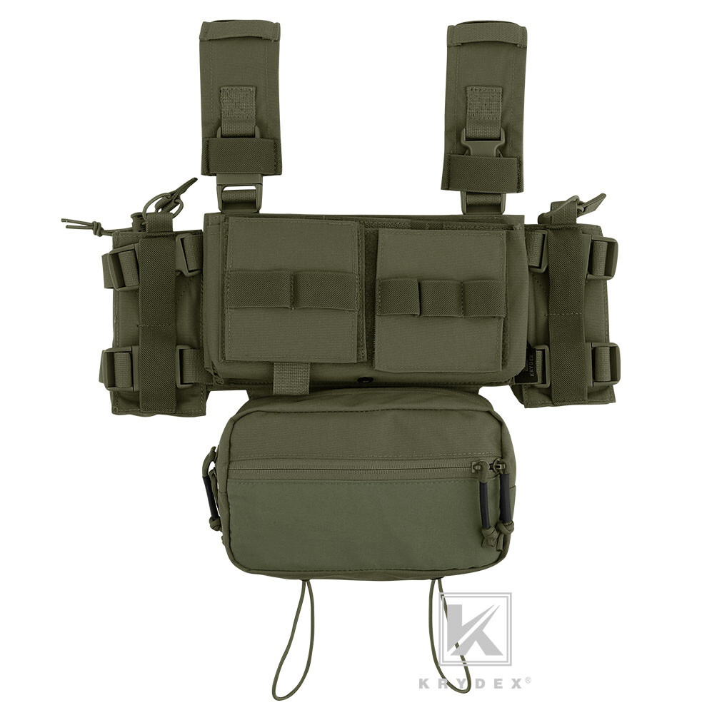 KRYDEX MK3 Micro Fight Chassis Chest Rig Modular Tactical Carrier with ...