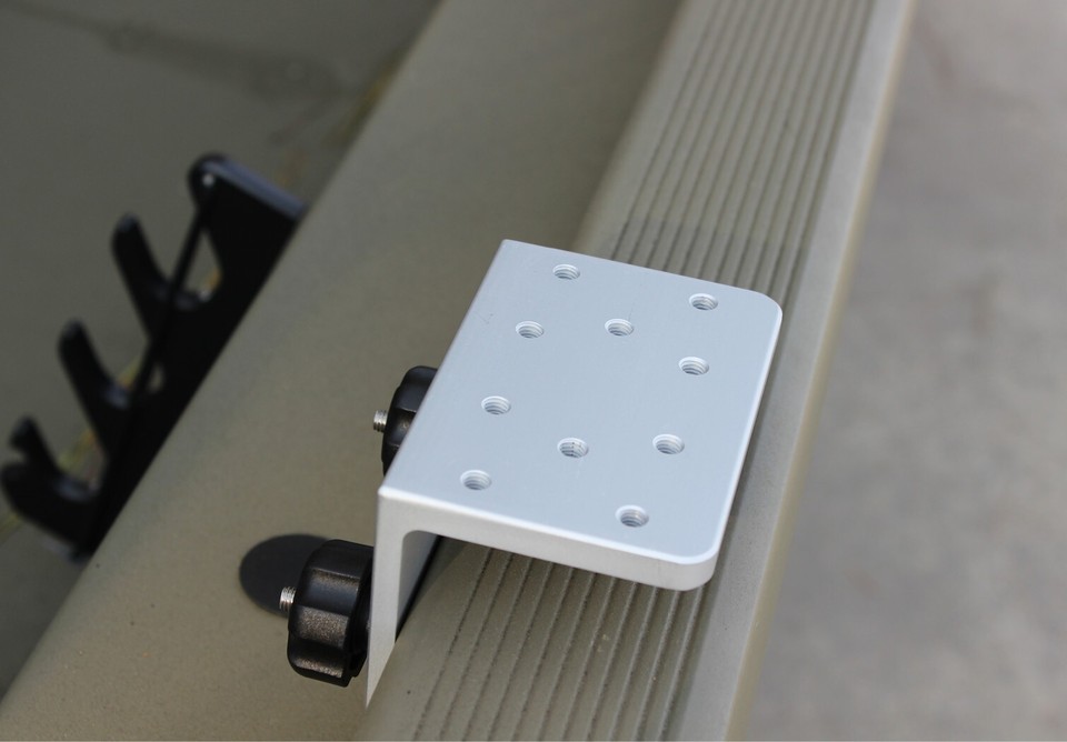 Brocraft Versatrack Track System Rod Holder / 90 Degree Lund Boat Rod ...