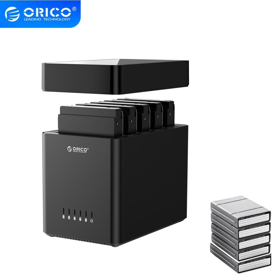 ORICO Hard Drive Enclosure for PC Case Internal 5 Bay Hot Swap for 3.5 ...