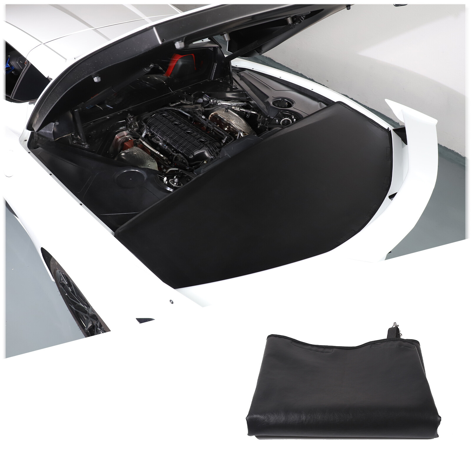 Car Trunk Cargo Shield Cover Curtain Shade Trim For Corvette C8 Z06 Z51 ...