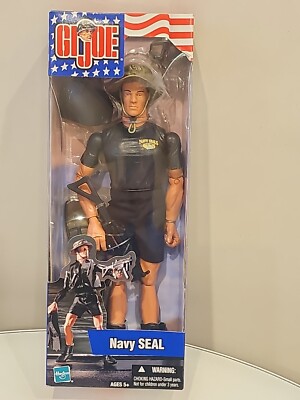 G.I. Joe NAVY SEAL 12" Figure Hasbro 2002 BRAND NEW FACTORY SEALED | eBay