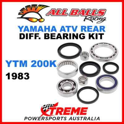All Balls 25-2030 Yamaha YTM 200K 1983 ATV Rear Differential Bearing ...