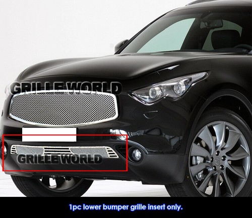 Fits 2009-2010 Infiniti FX35/FX50 Lower Bumper Stainless Mesh Grille | eBay