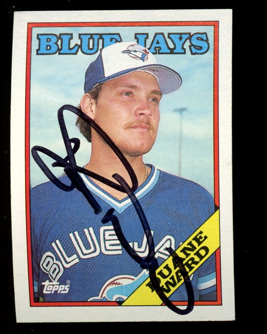 Duane Ward 1988 Topps #696 Blue Jays IP Signed Autographed Card Rare ...