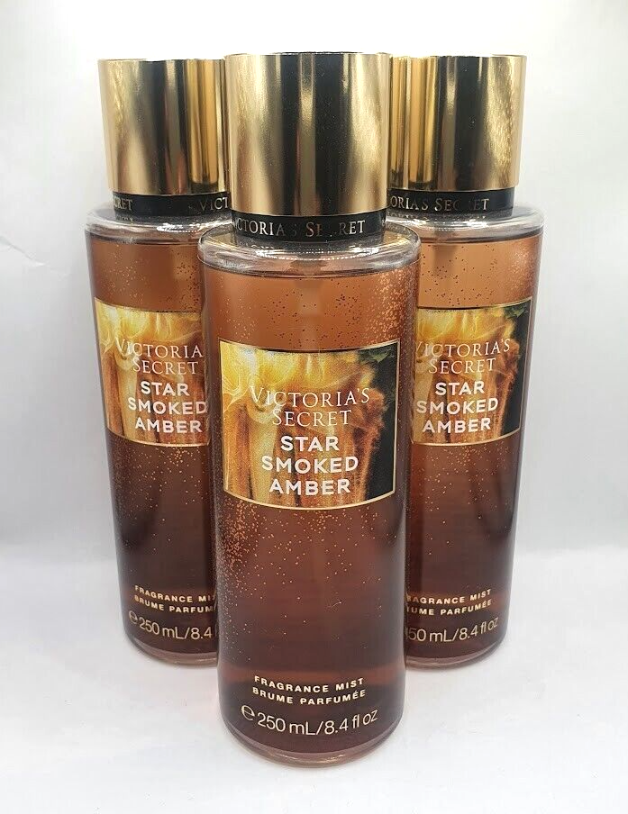 VICTORIA'S SECRET STAR SMOKED AMBER BODY MIST 8.4 FL OZ (SET OF 3) | eBay