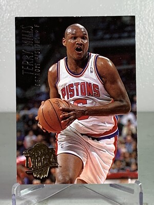 1994-95 Fleer Terry Mills #59 Detroit Pistons Basketball Card | eBay