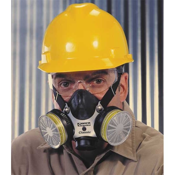 Msa Safety 808074 Half Mask Respirator, Comfo Classic, Softfeel Hycar ...