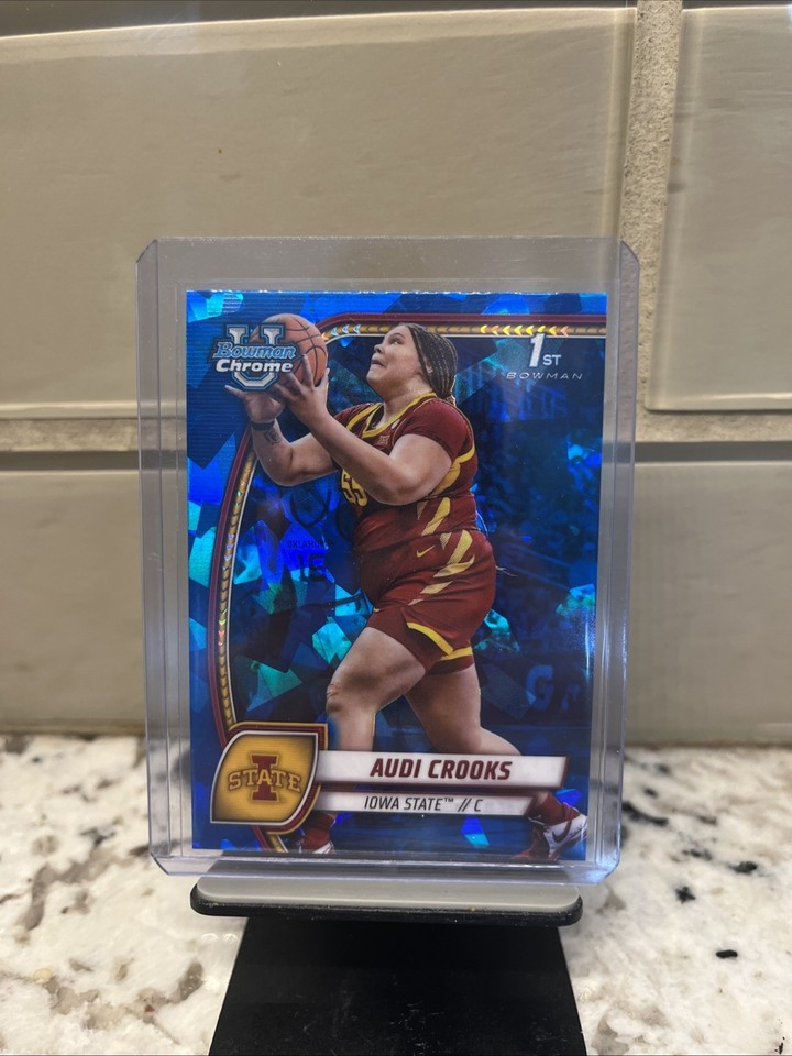 2024-25 Bowman Chrome U Sapphire Audi Crooks #9 Cyclones | eBay