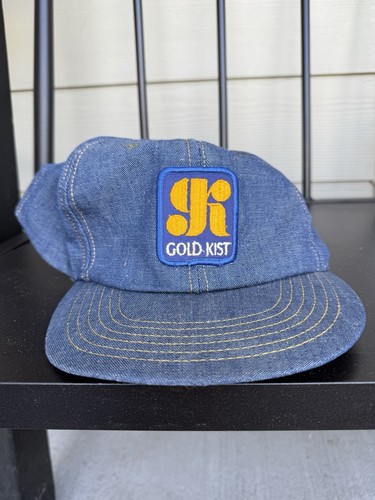 VTG Denim Gold Kist Trucker Hat Cap Snapback Trucker Hat Fits All | eBay