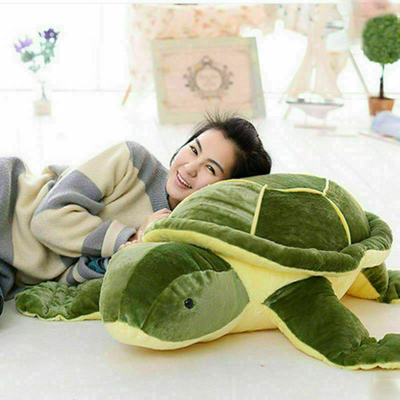 50-110cm Cute Stuffed Tortoise Turtle Animal Plush Giant Huge Soft Toy ...