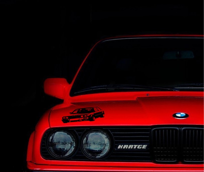 2x BMW E30 VINYL decal STICKER 3 series | eBay