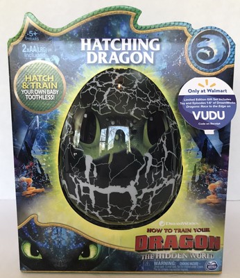 NEW How To Train Your Dragon Hidden World Toothless Hatching Egg Toy ...