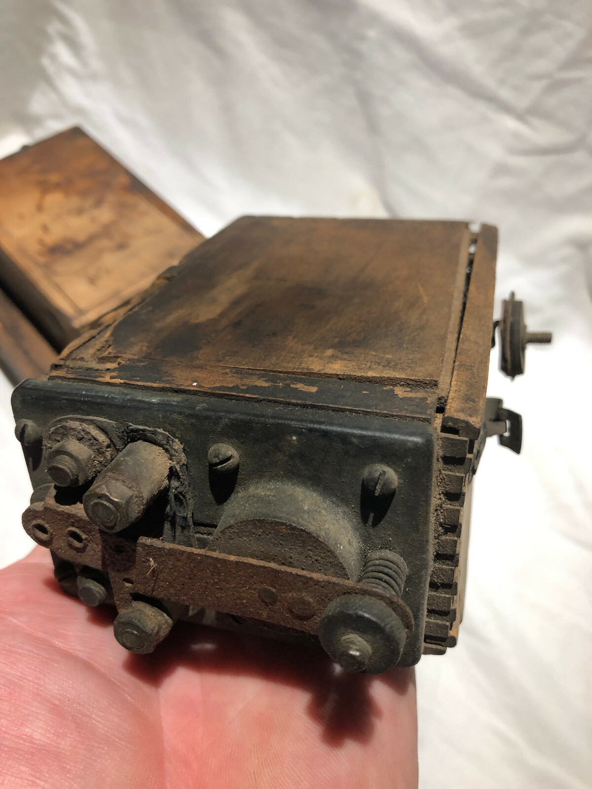 Lot of 3 Old FORD Model T Vehicle Ignition Spark Buzz Coil BRASS TOP ...