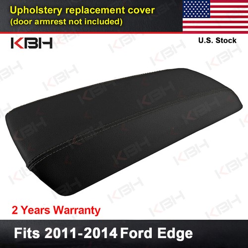 Fit 2011-2014 Ford Edge Center Console Lid Armrest Leather Cover Trim ...