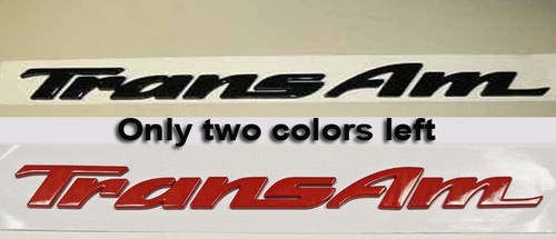 Pontiac Trans AM door emblem * WS6 , Ram Air TransAM GM 10193490 ...