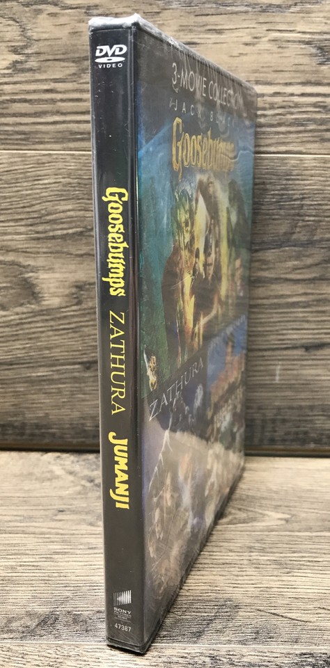 NEW! Goosebumps, ZATHURA, JUMANJI . 3 Movie Collection DVD Family ...