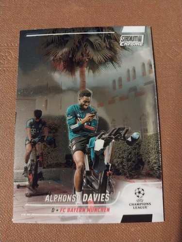 2021 ALPHONSO DAVIES TOPPS STADIUM CLUB SOCCER CARD #79 BAYERN MUNCHEN ...