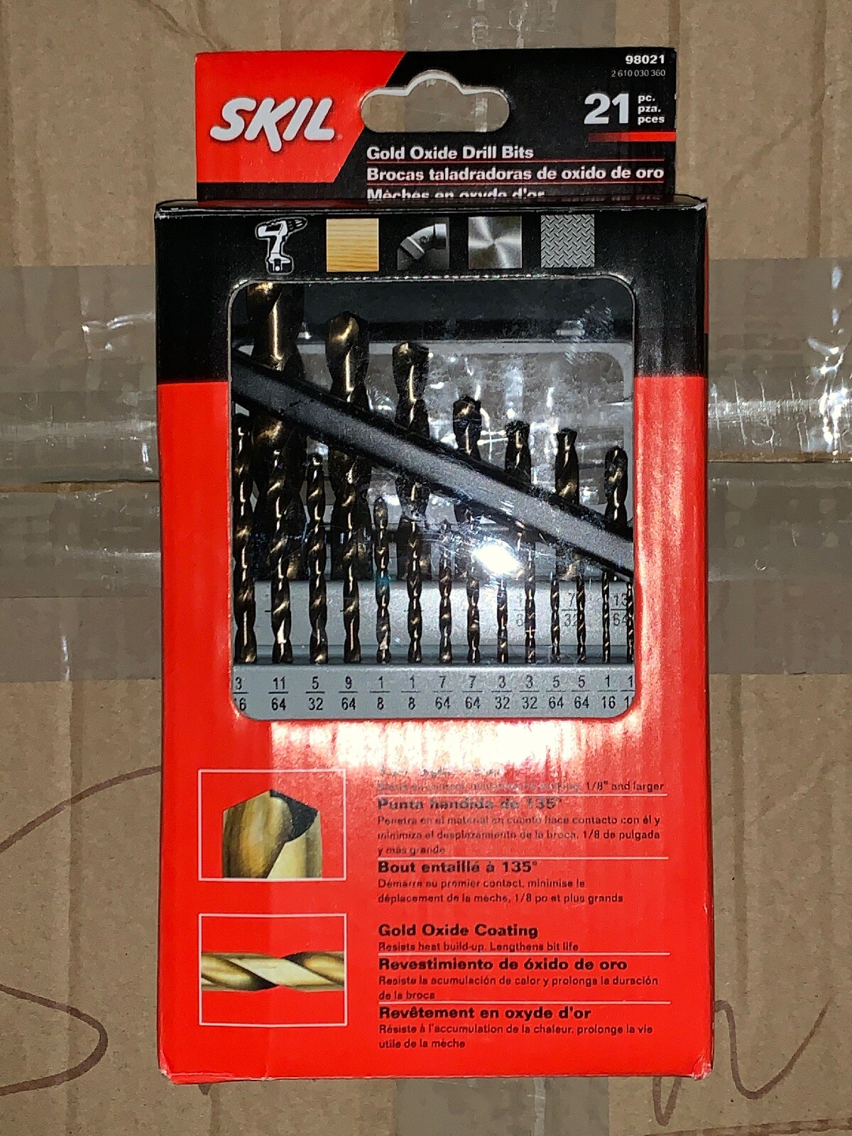 SKIL 21-Piece Set High-Speed Steel Twist Drill Bit Set | eBay