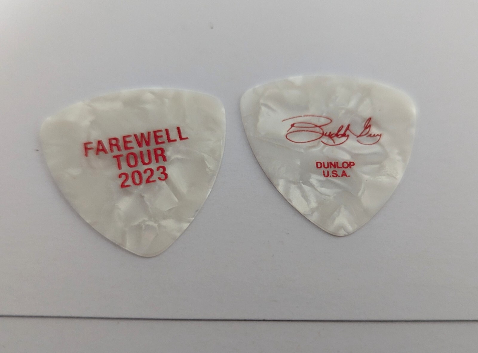 BUDDY GUY SIGNATURE GUITAR PICK BUDDY 2023/24 FAREWELL TOUR CONCERT ...
