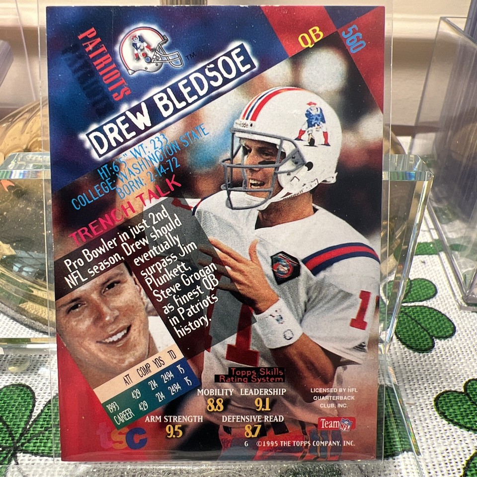 1994 Stadium Club Football Card #560 Drew Bledsoe | eBay