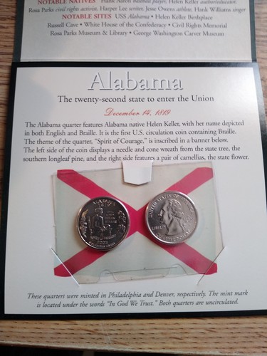 New State Quarters Coins of America U.S. Minted Quarter Dollar #22 ...