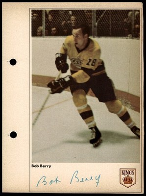 1971-72 Toronto Sun NHL Action Players Bob Berry Los Angeles Kings | eBay