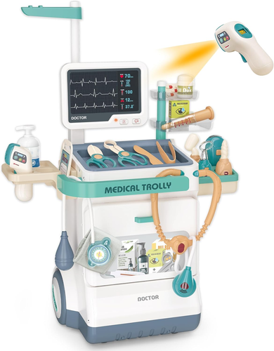 Deluxe Doctor Kit for Kids - 26 Piece Pretend Medical Station Toy Set ...