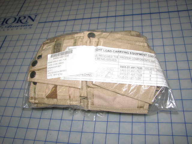 *US military MOLLE grenadier set 16 DCU bianco desert tan camo NEW GI ...