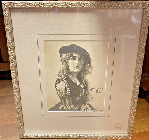 SIGNED AND INSCRIBED MARY PICKFORD VINTAGE STUDIO PHOTO STAMPED | eBay