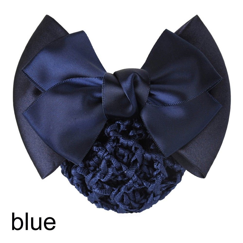 Jewelry Women Bun Snood Hair Clip Hair Barrette Bow Knot Hairpin | eBay