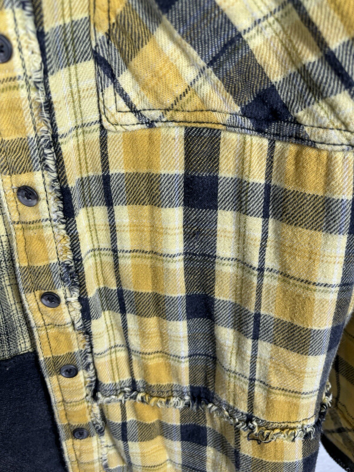 Free People Calico Basin Shacket Womens Medium Plaid Hooded Flannel ...