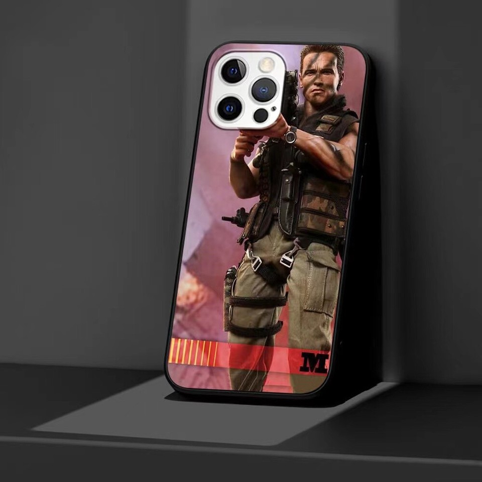 Funny MEME Schwarzenegger Commando Phone Cover Case for Iphone 12-15 ...