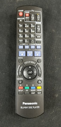 Panasonic Blu-Ray Disc Player Remote (N2QAYB000378) | eBay