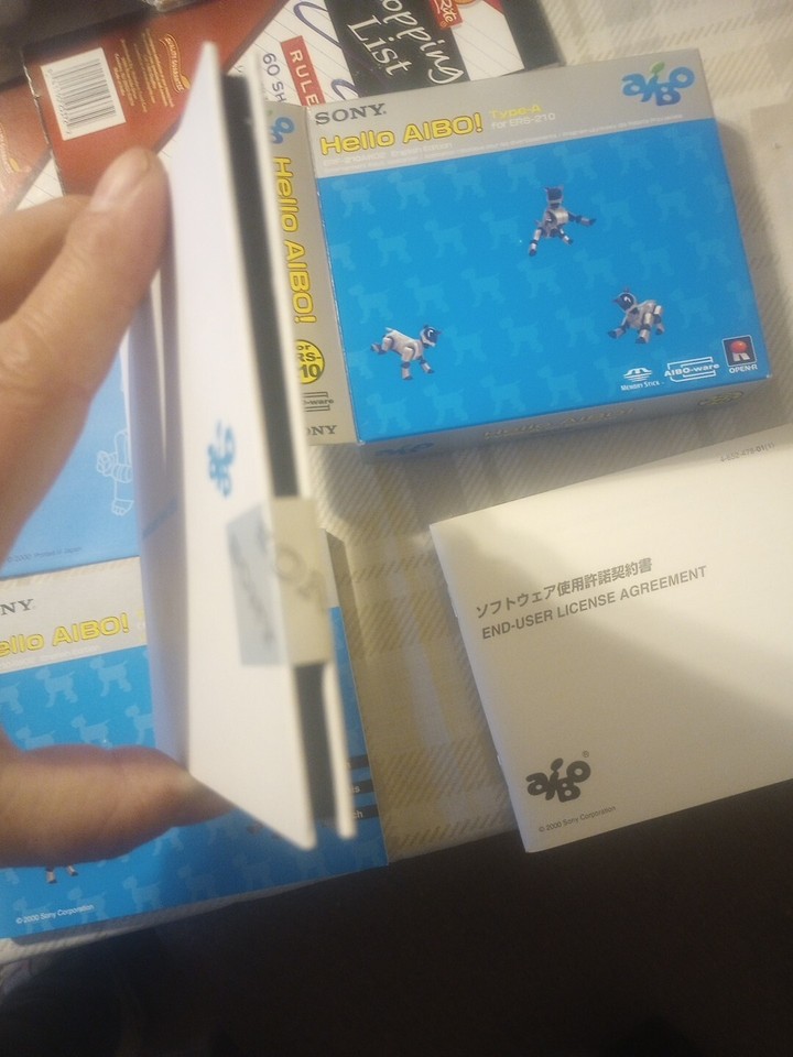 HELLO AIBO TYPE-A for ERS-210 Sony AIBO Memory Stick ERF-210AW02 ...