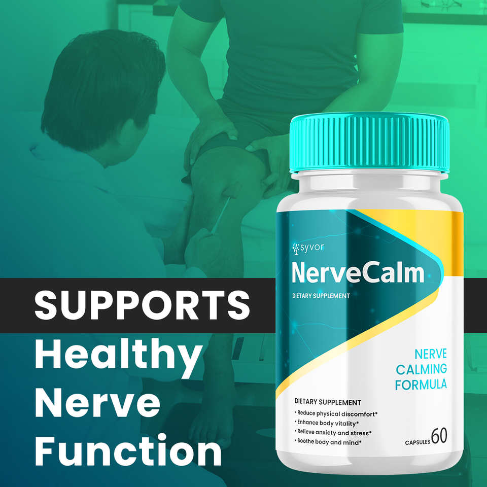 NerveCalm Advanced Nerve Support Formula Nerve Calm Vitamin 60 Capsules ...