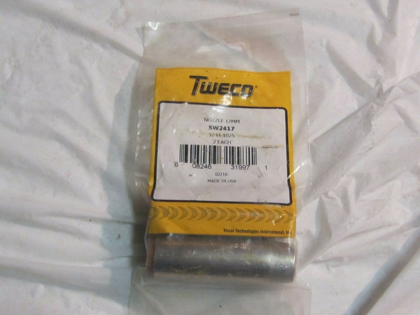 Tweco SW24-17 11/16" 12441025 Mig Nozzle 2 pack for sale online | eBay