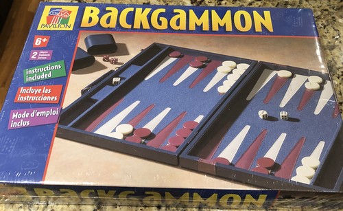 1999 Pavilion Tournament Backgammon Board Game Vintage New Factory Seal ...