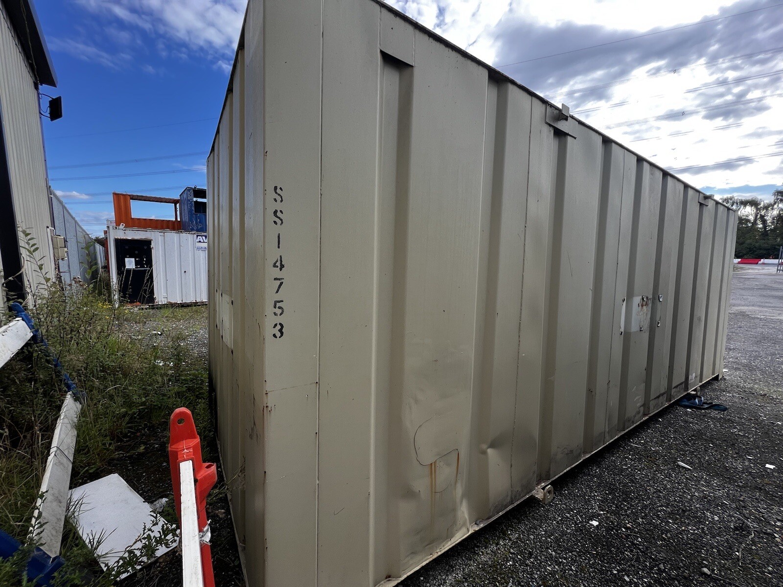 21ft Storage Container Shipping Container site cabin Secure Store Welfare | eBay