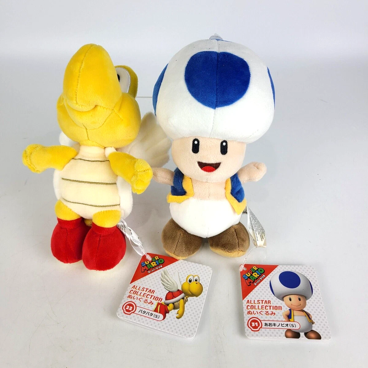 Blue Toad Mario Plush
