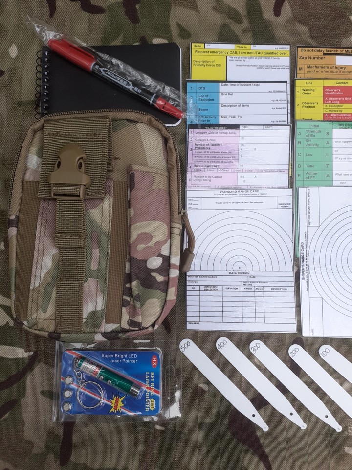 Military Model Kit Commanders 2ic Battle Orders With Multicam MTP Pouch ...