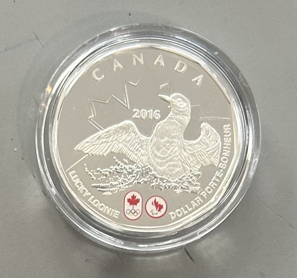 2016 Canada Silver Dollar Coin - Lucky Loonie B2016 | eBay