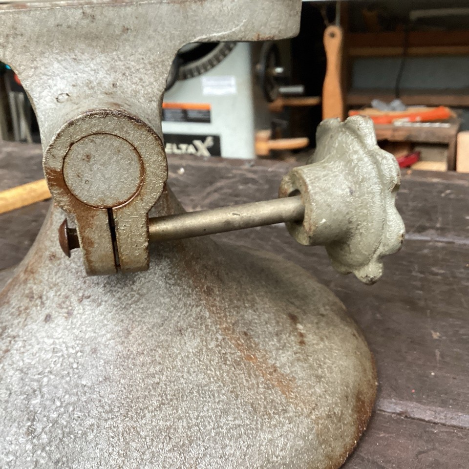 Possible vintage Bench vice stand holder Wilton Baby Bullet / toddler ...