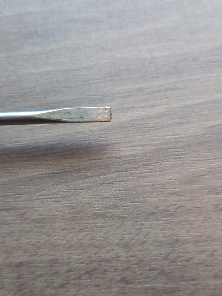 Vintage USA VACO Flat / Slotted Screwdriver A216-4 - Yellow Amber ...