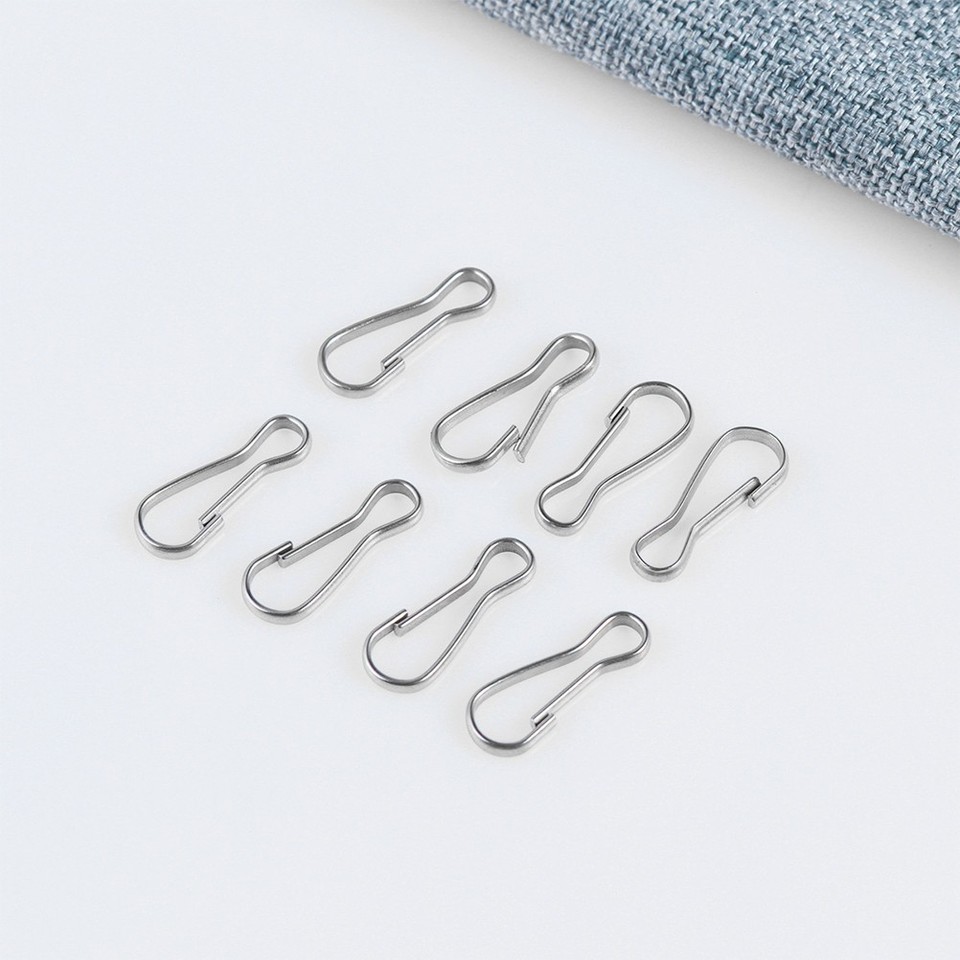 100 Pcs Key Decorative Buckle Delicate Spring Hooks Clasp Miss ...