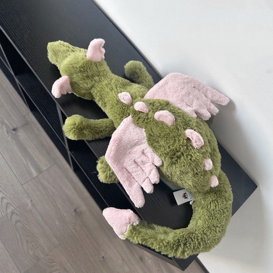 Jellycat 20in Malachy Dragon Plush Toy | eBay