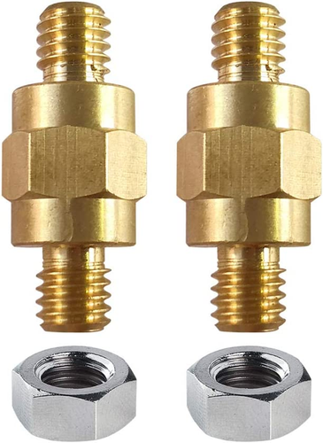 Ampper 3/8"-16 Brass Stud Side Post Battery Terminal Bolt, Standard ...