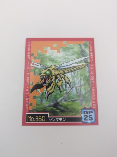 Yanmamon Sealdass EX No.360 DIGITAL MONSTER Sticker Biology Digimon ...