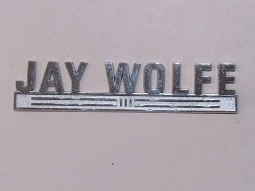 Vintage Jay Wolfe Auto Outlet Kansas City Missouri Metal Dealer Badge ...